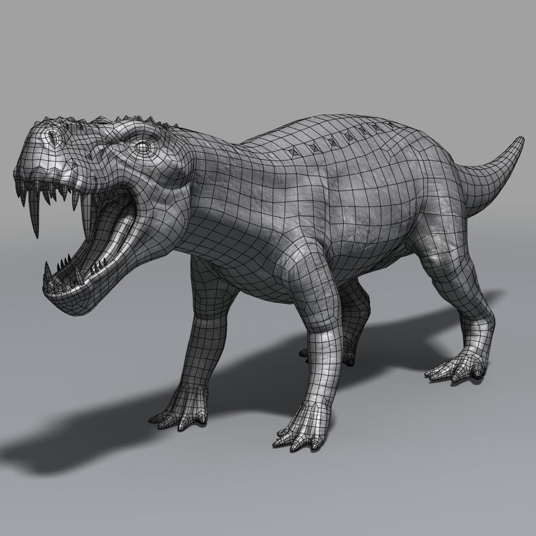 3d Dinosaurs Gorgonops Model
