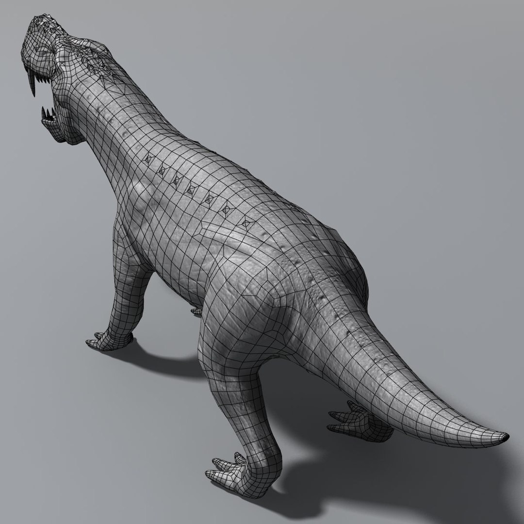 3d Dinosaurs Gorgonops Model