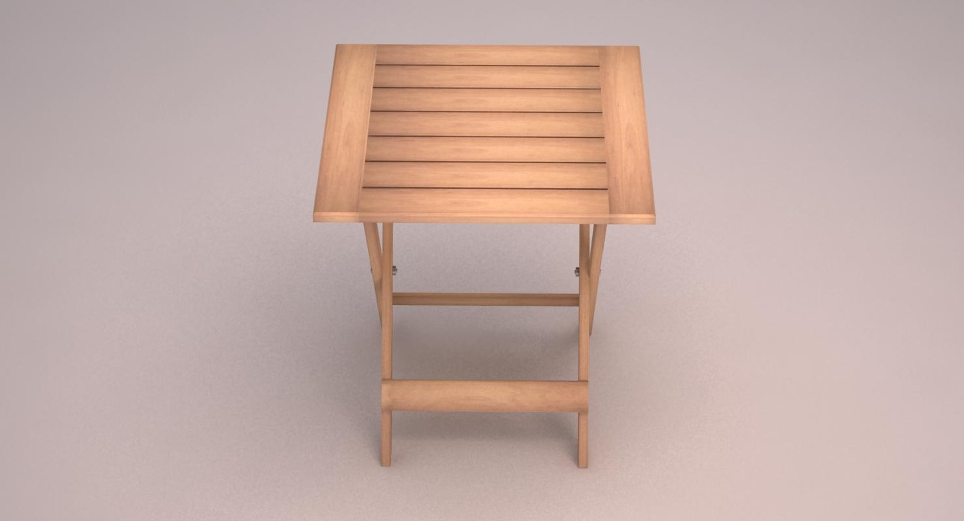 Folding Table 3D Model - TurboSquid 1346029