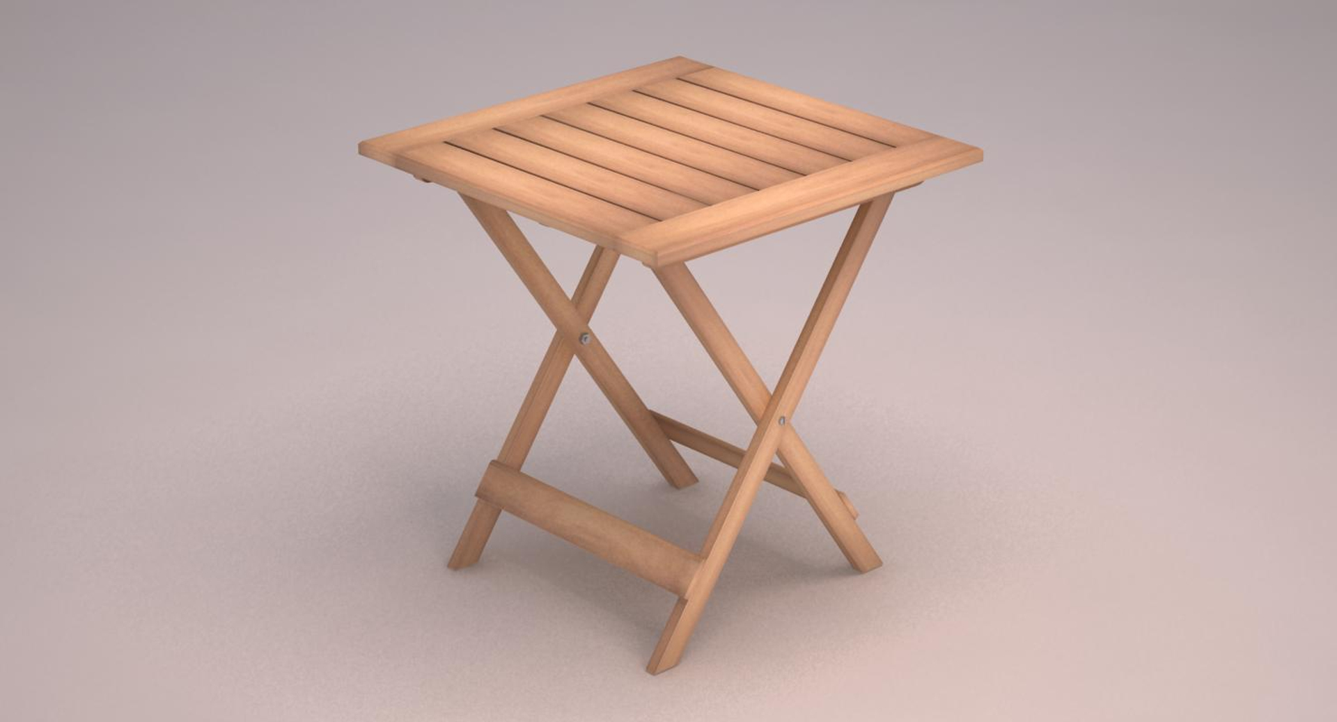 Folding Table 3D Model - TurboSquid 1346029