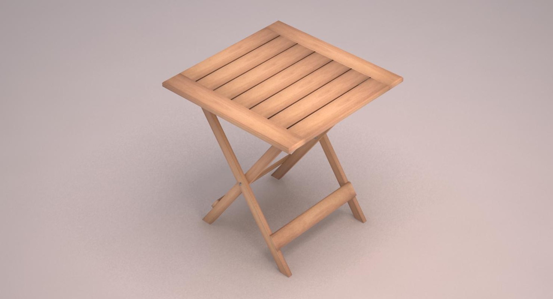Folding Table 3D Model - TurboSquid 1346029