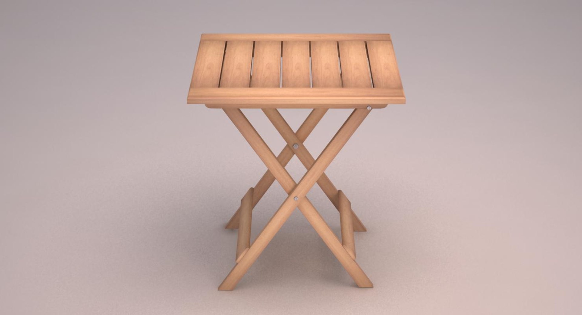 Folding Table 3D Model - TurboSquid 1346029