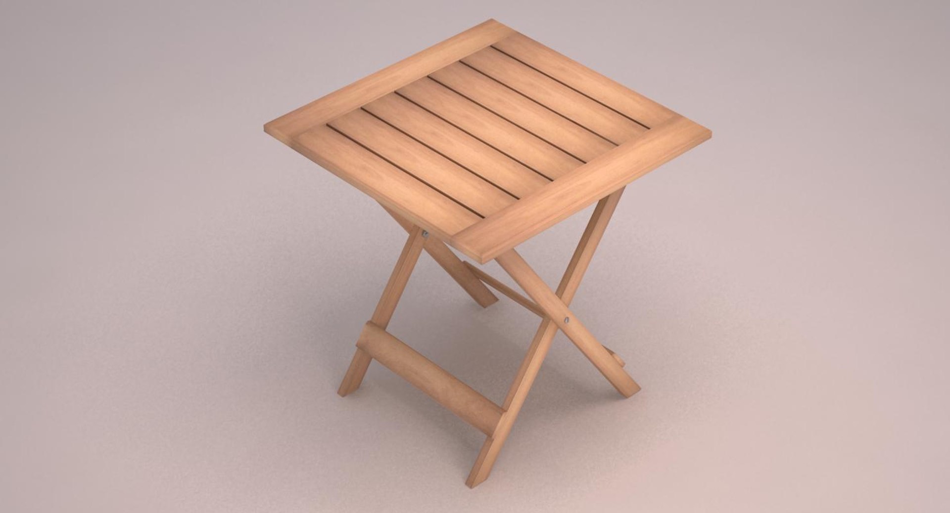 Folding Table 3D Model - TurboSquid 1346029
