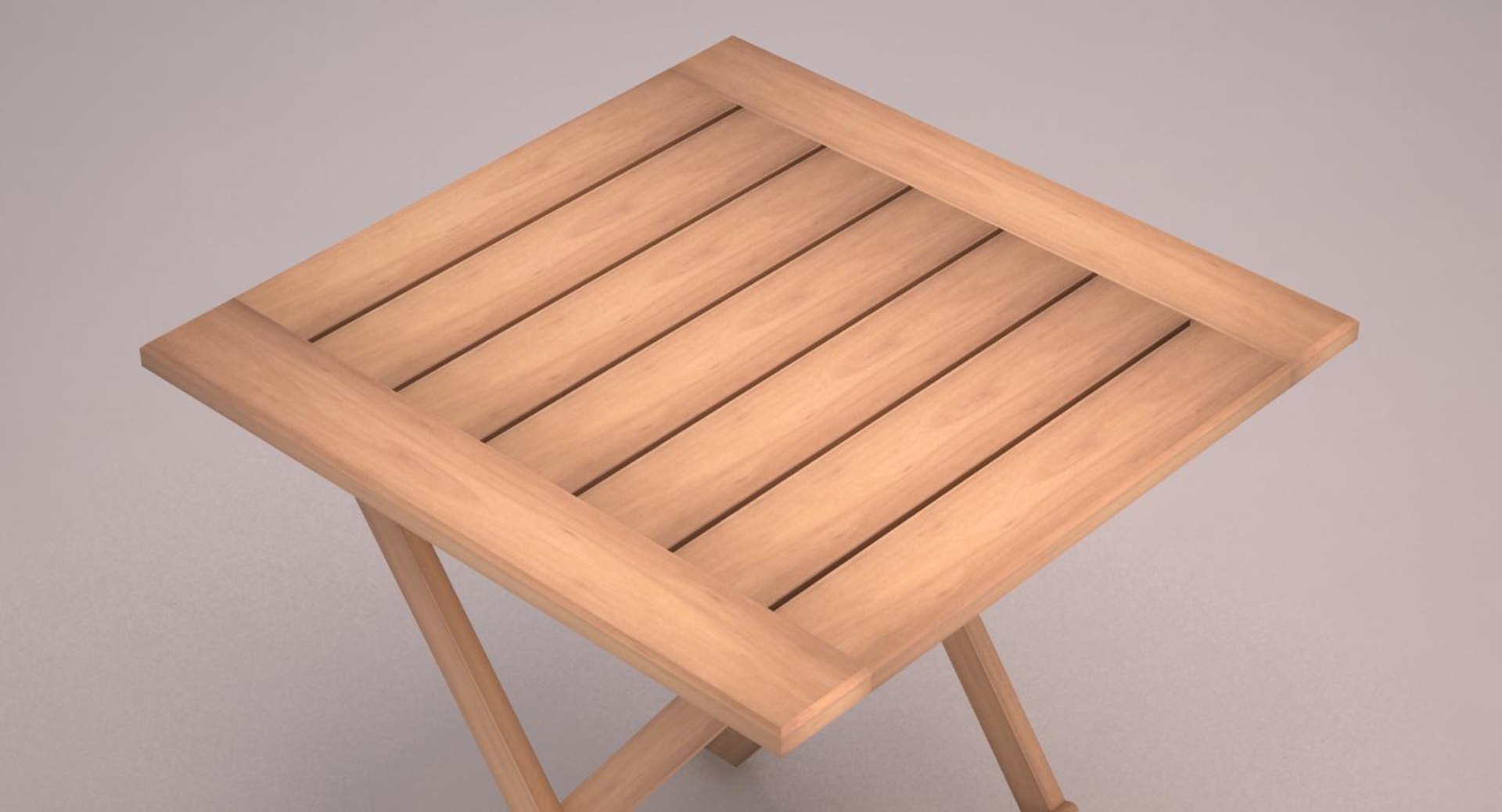 Folding Table 3D Model - TurboSquid 1346029