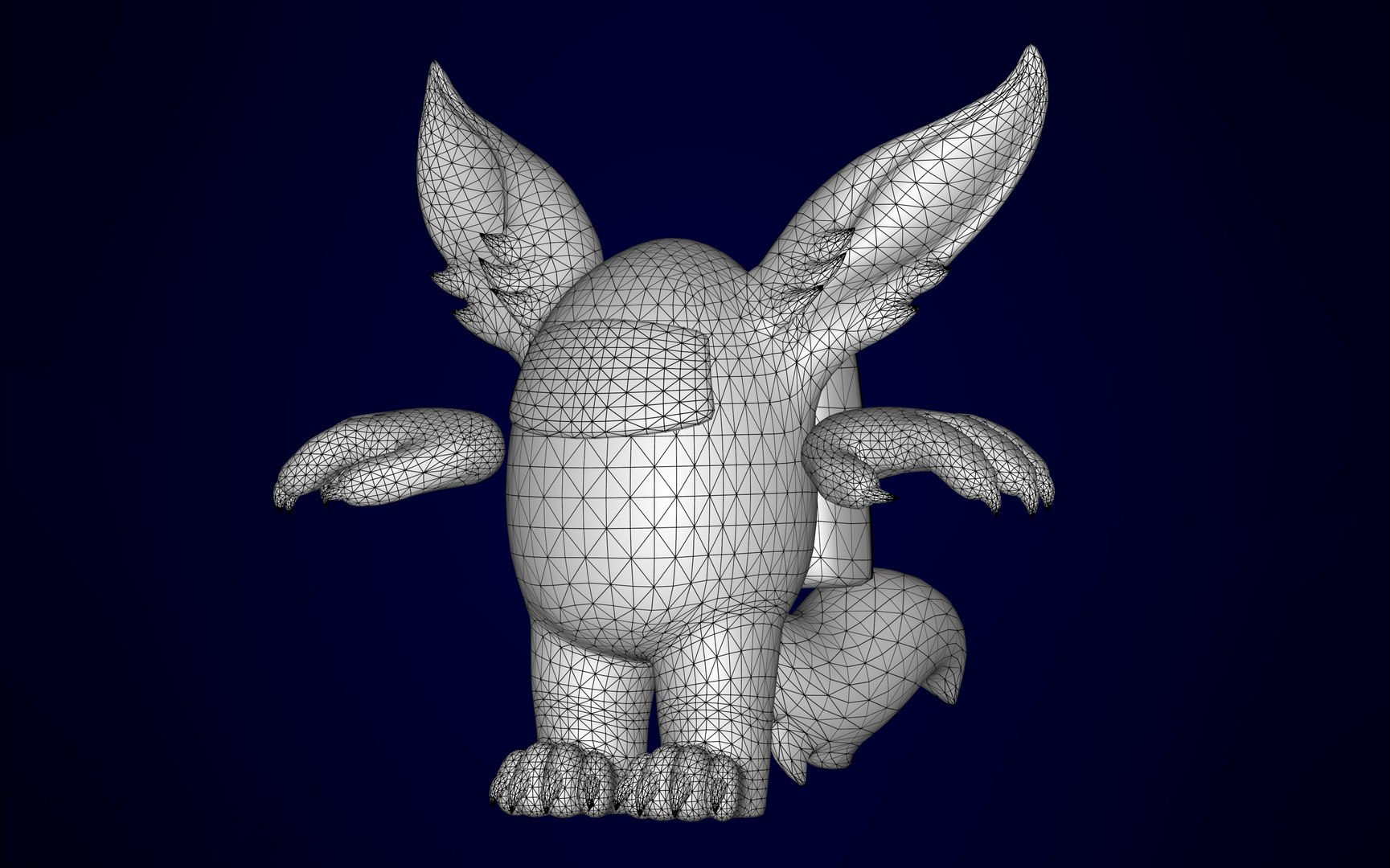 3D peach werewolf - TurboSquid 1631506