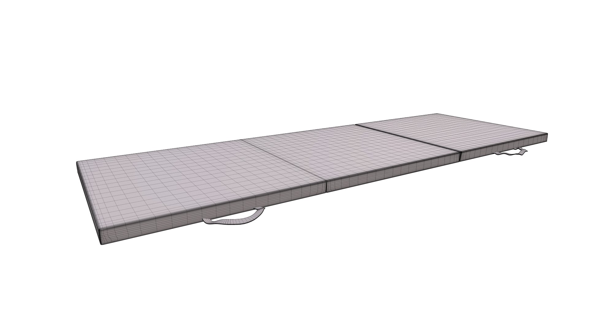 Tri-Fold Folding Exercise Mat 3D Model - TurboSquid 2083814
