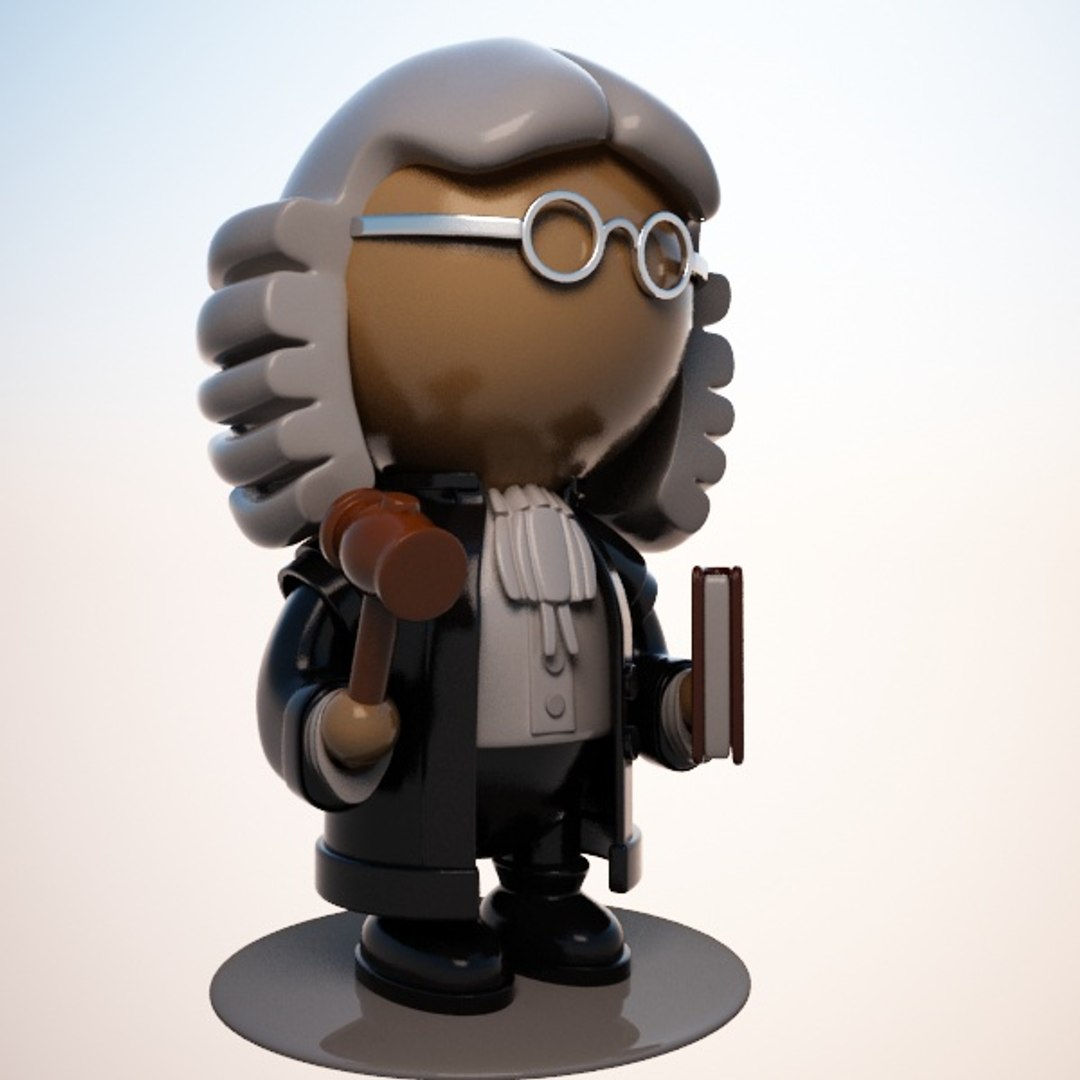 Max Cartoon Judge Character