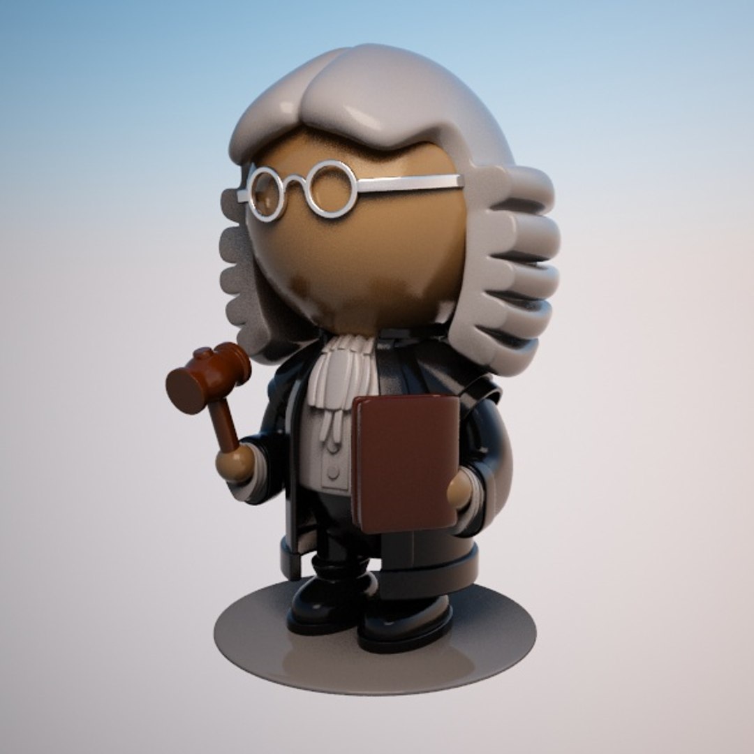Max Cartoon Judge Character