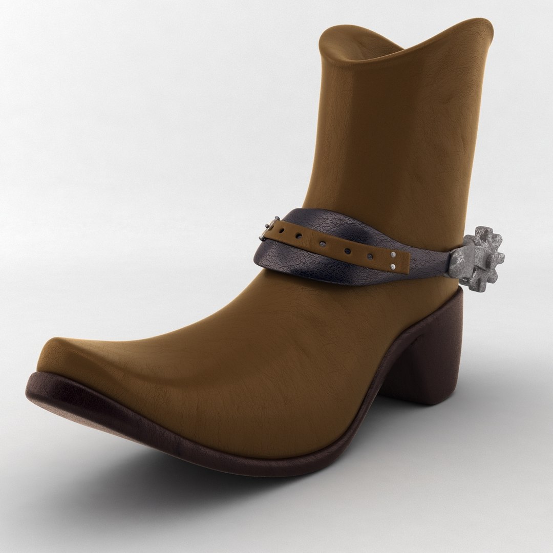 3d Model Cowboy Boot