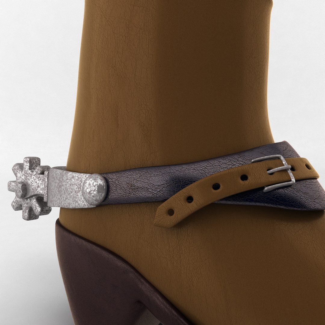 3d Model Cowboy Boot