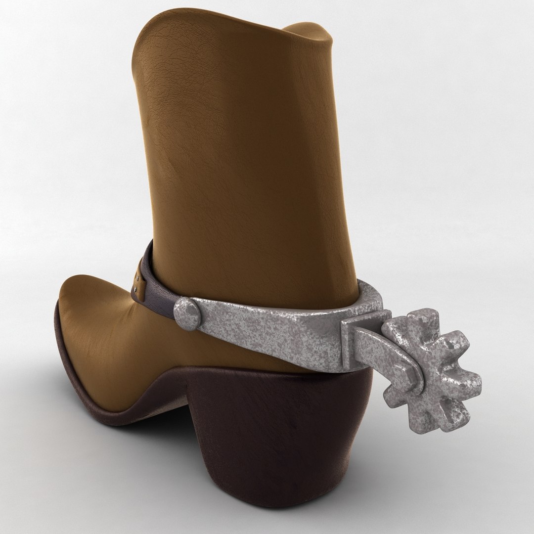 3d Model Cowboy Boot