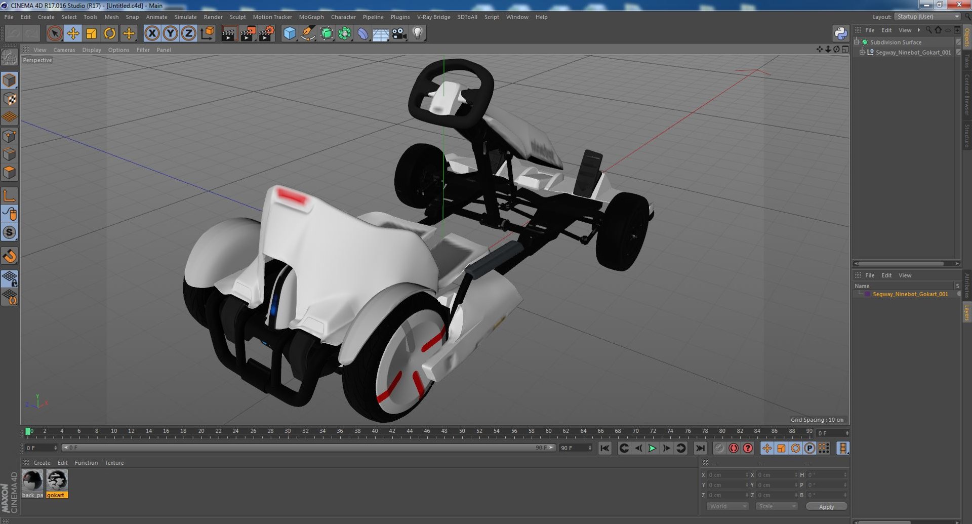 Segway Ninebot Gokart 3D Model - TurboSquid 2019546