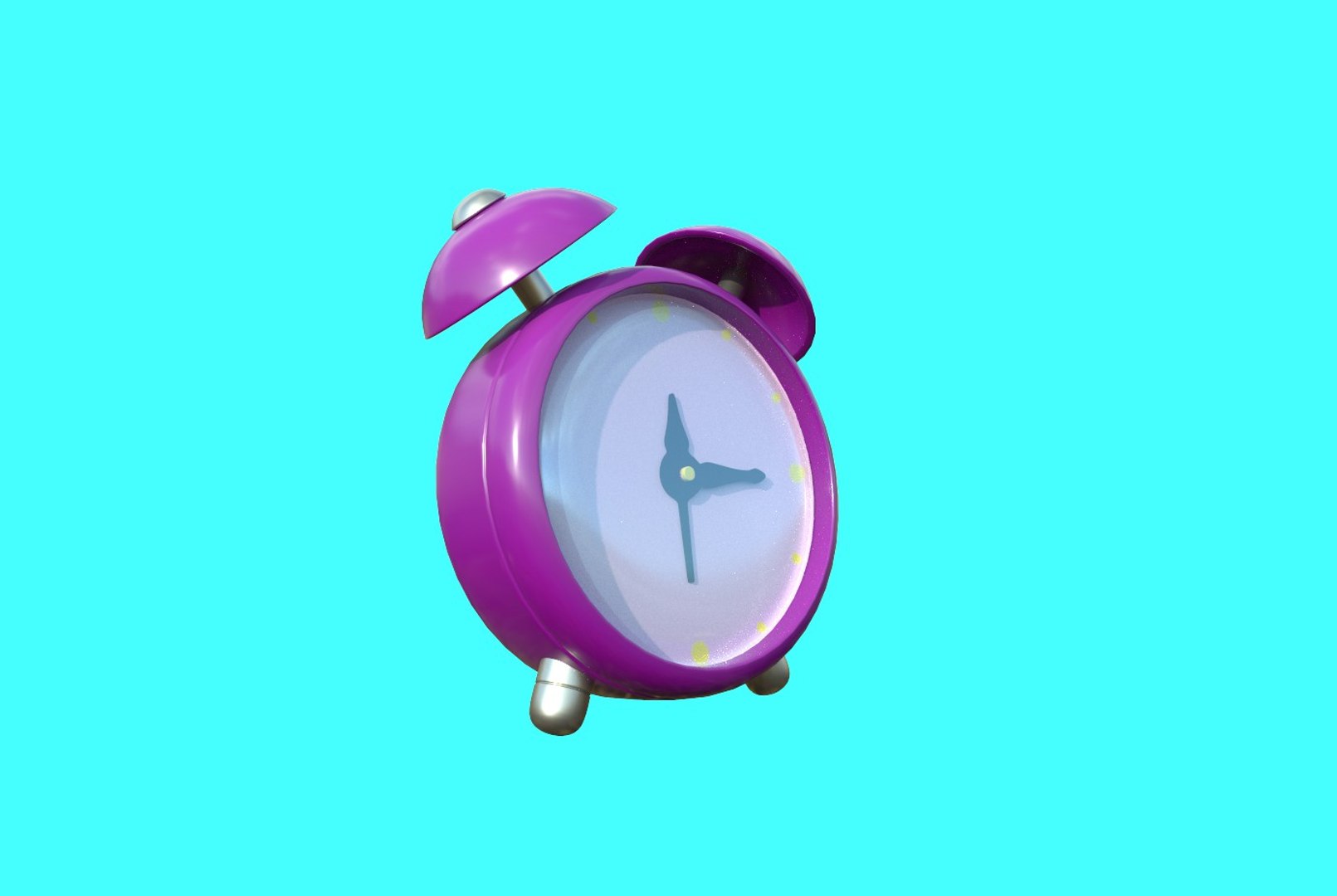 Cartoon Clock 3D - TurboSquid 1655562