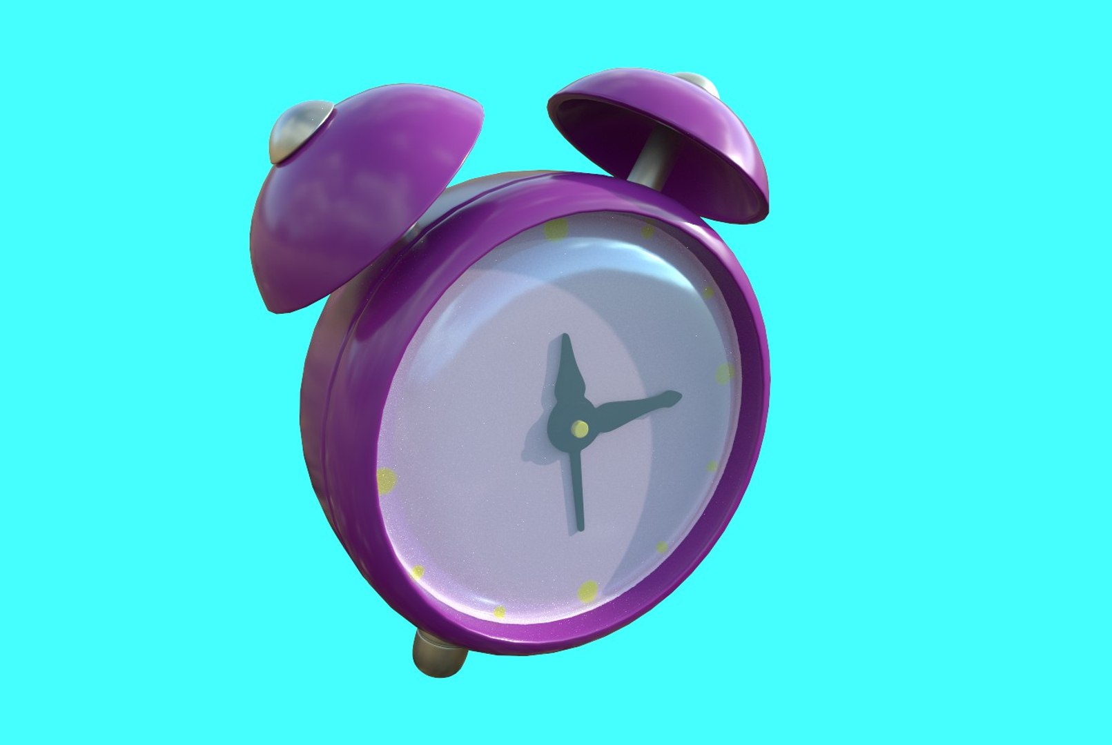 Cartoon Clock 3D - TurboSquid 1655562