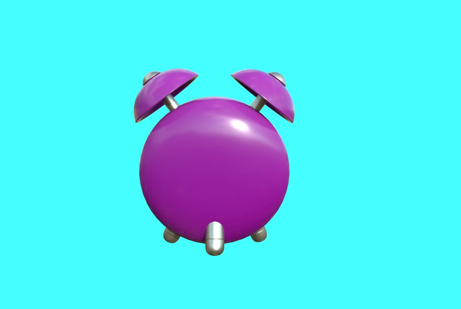 Cartoon Clock 3D - TurboSquid 1655562
