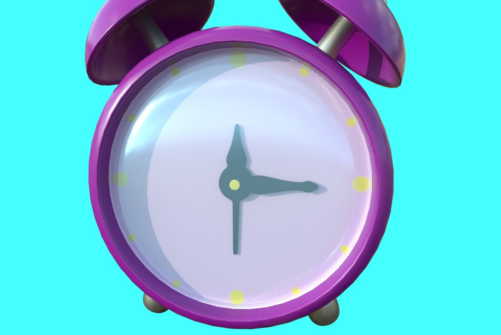 Cartoon Clock 3D - TurboSquid 1655562