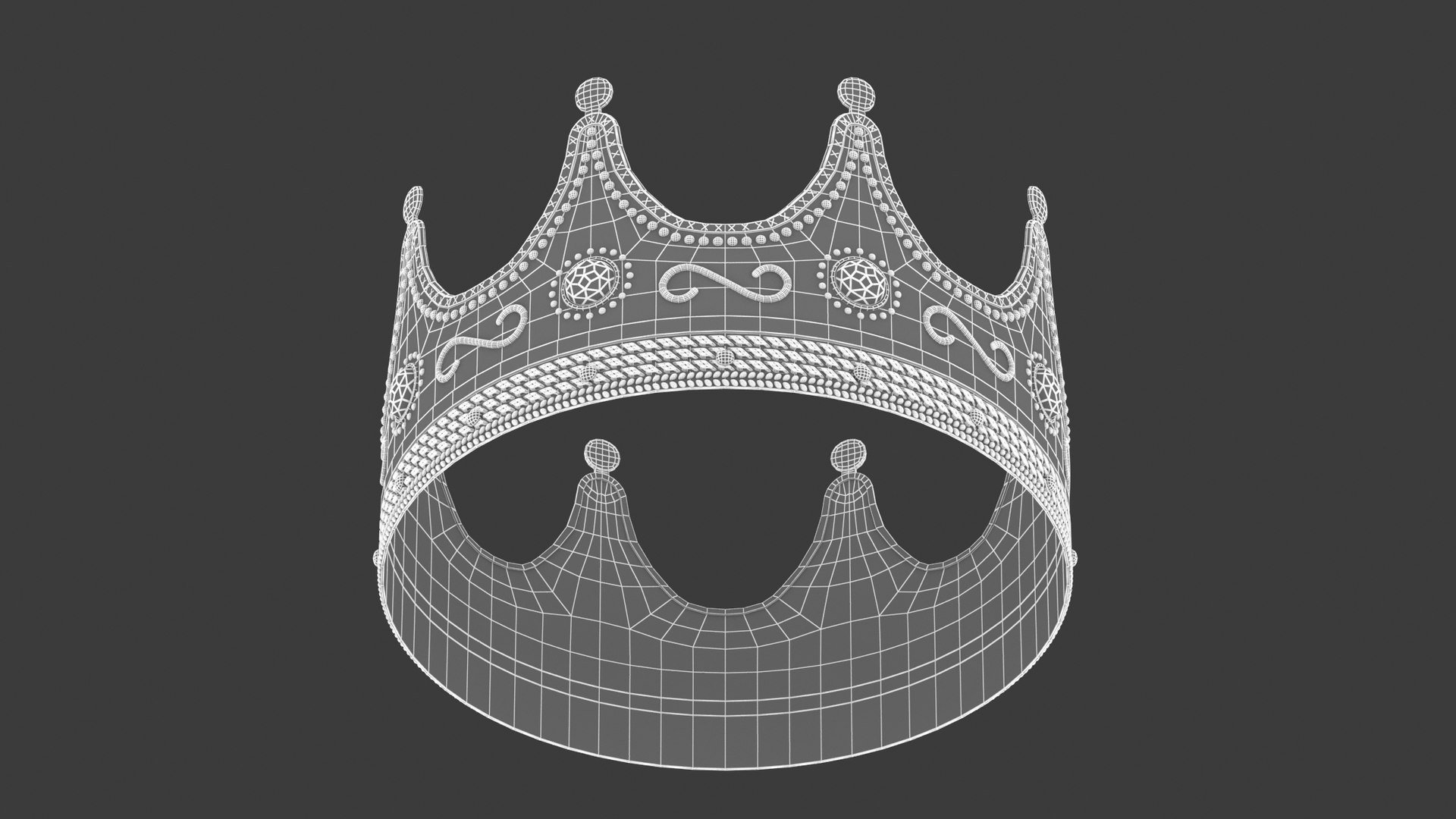 Gold Royal Crown 3D Model - TurboSquid 1730617