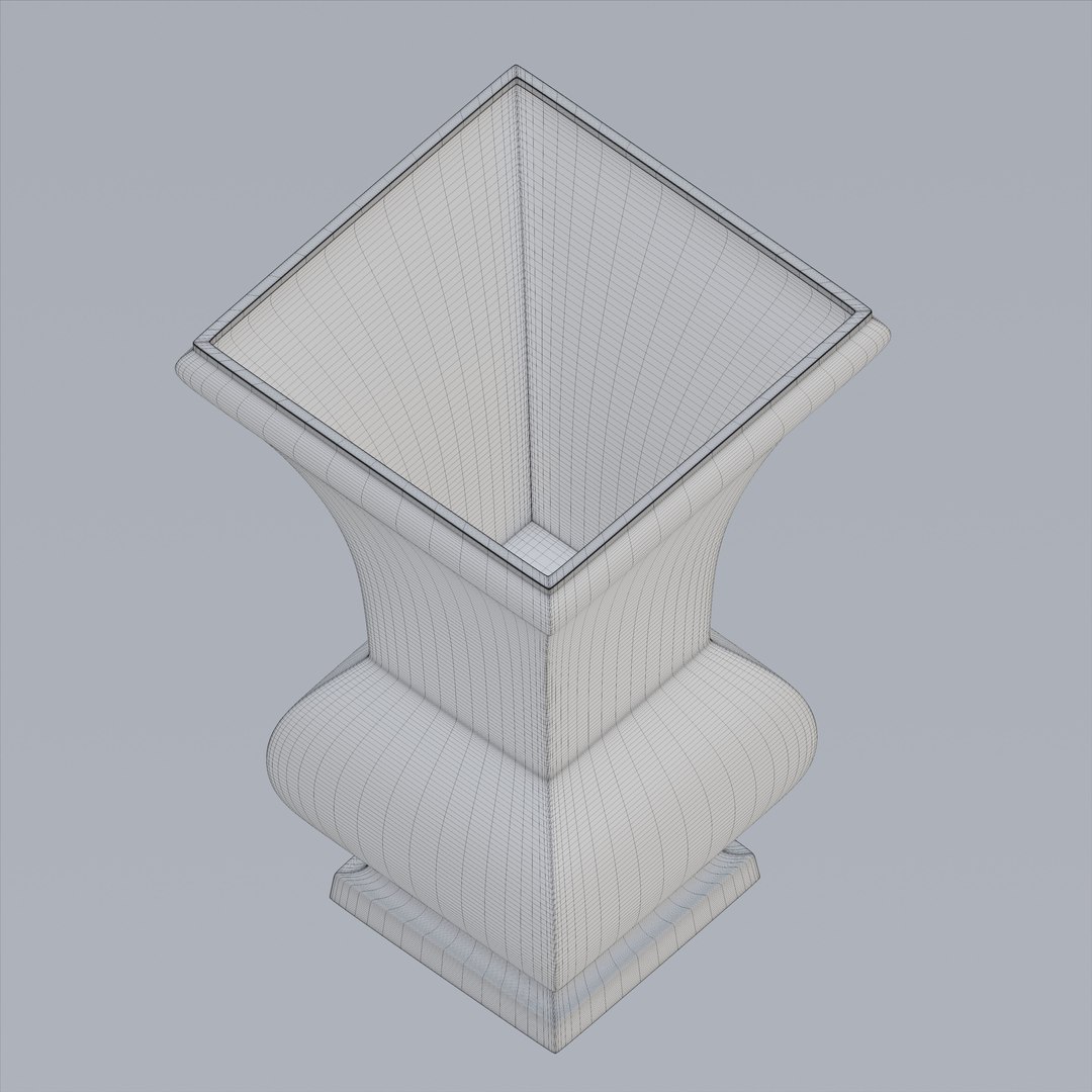 3D Urn Marble Copper Model - TurboSquid 1428824