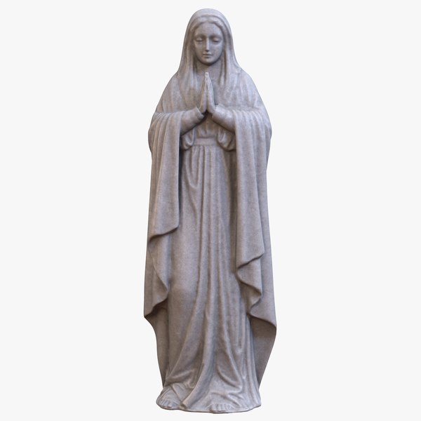 modelo 3d Estatua de María rezando - TurboSquid 1991886