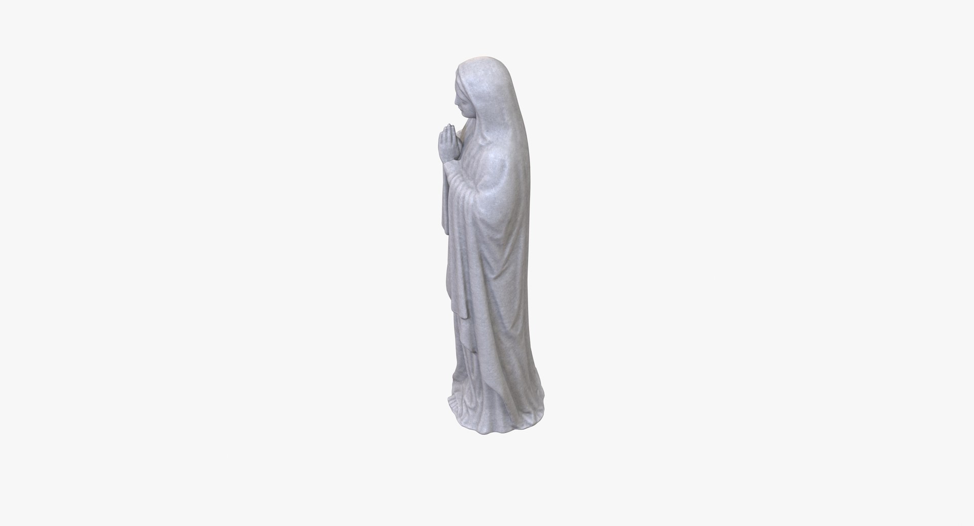 Praying Mary Statue 3D model - TurboSquid 1991886