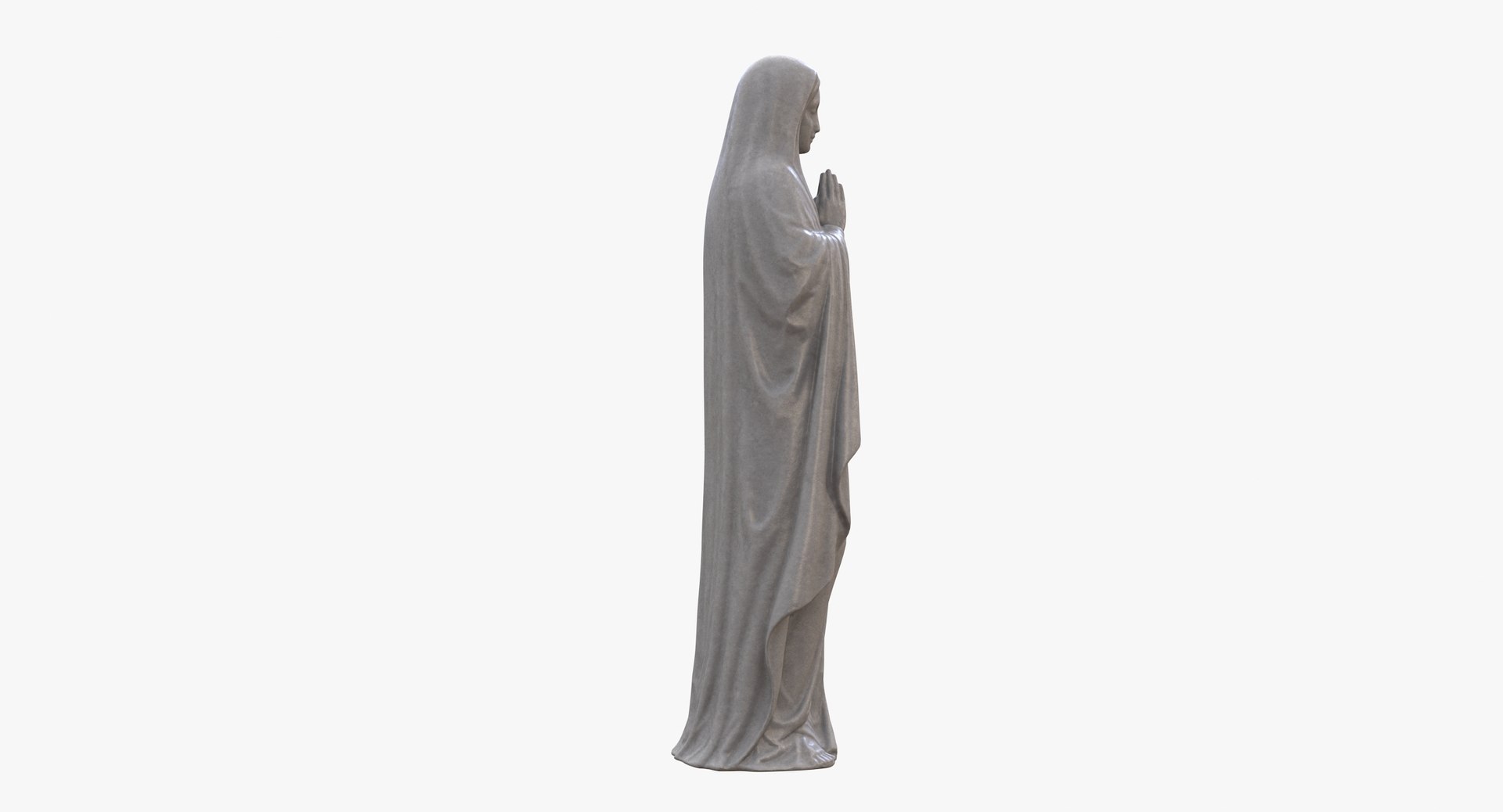 Praying Mary Statue 3D model - TurboSquid 1991886