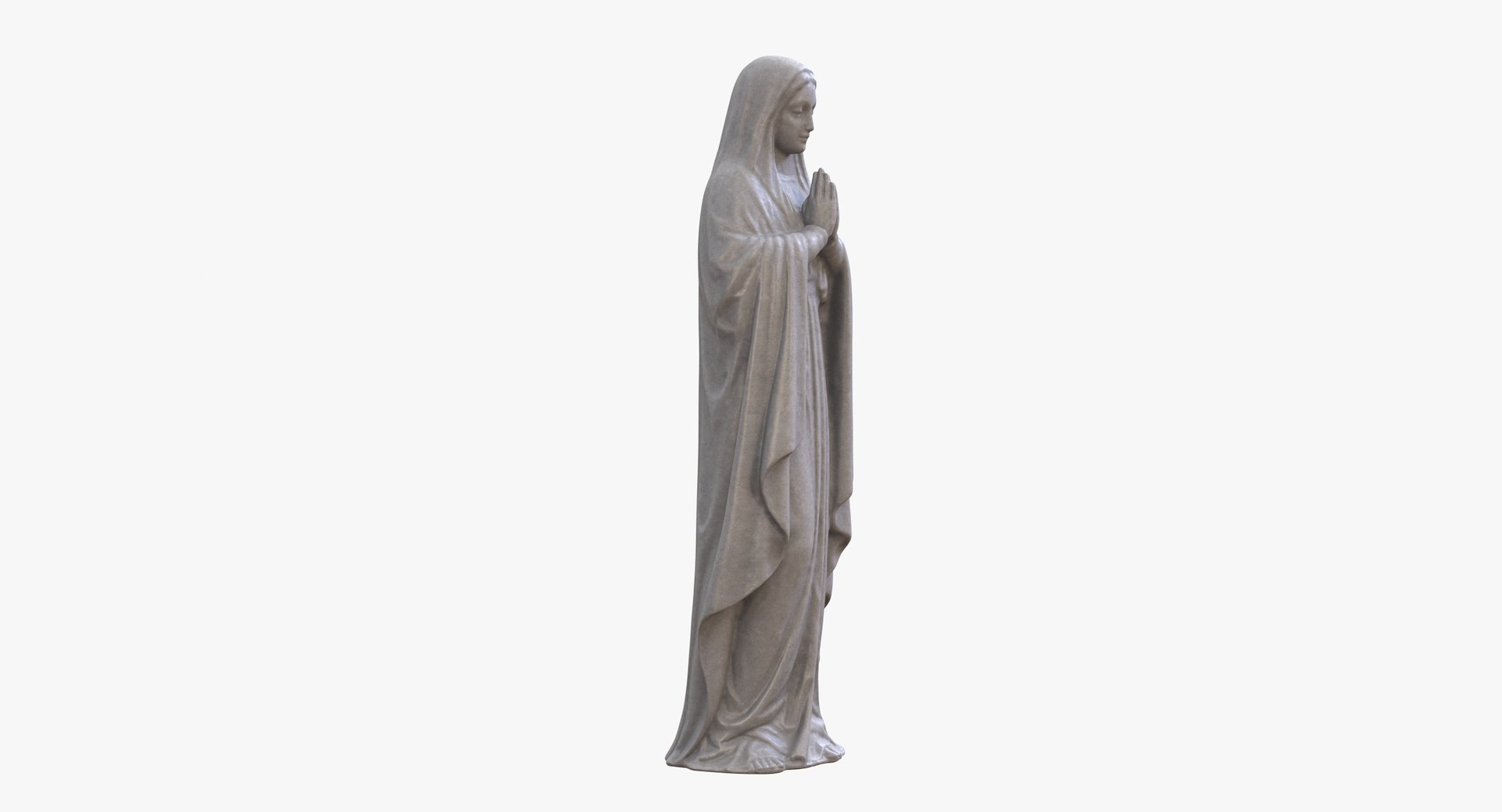 Praying Mary Statue 3D model - TurboSquid 1991886