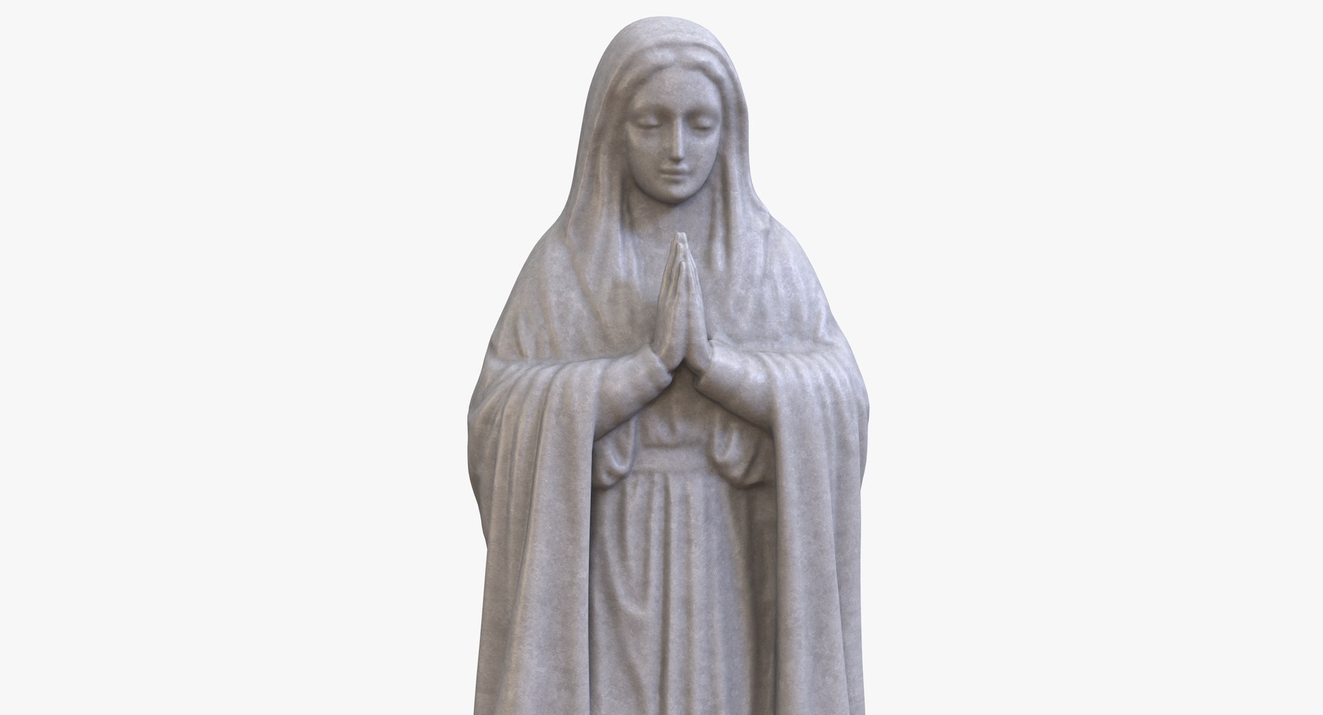 Praying Mary Statue 3D model - TurboSquid 1991886