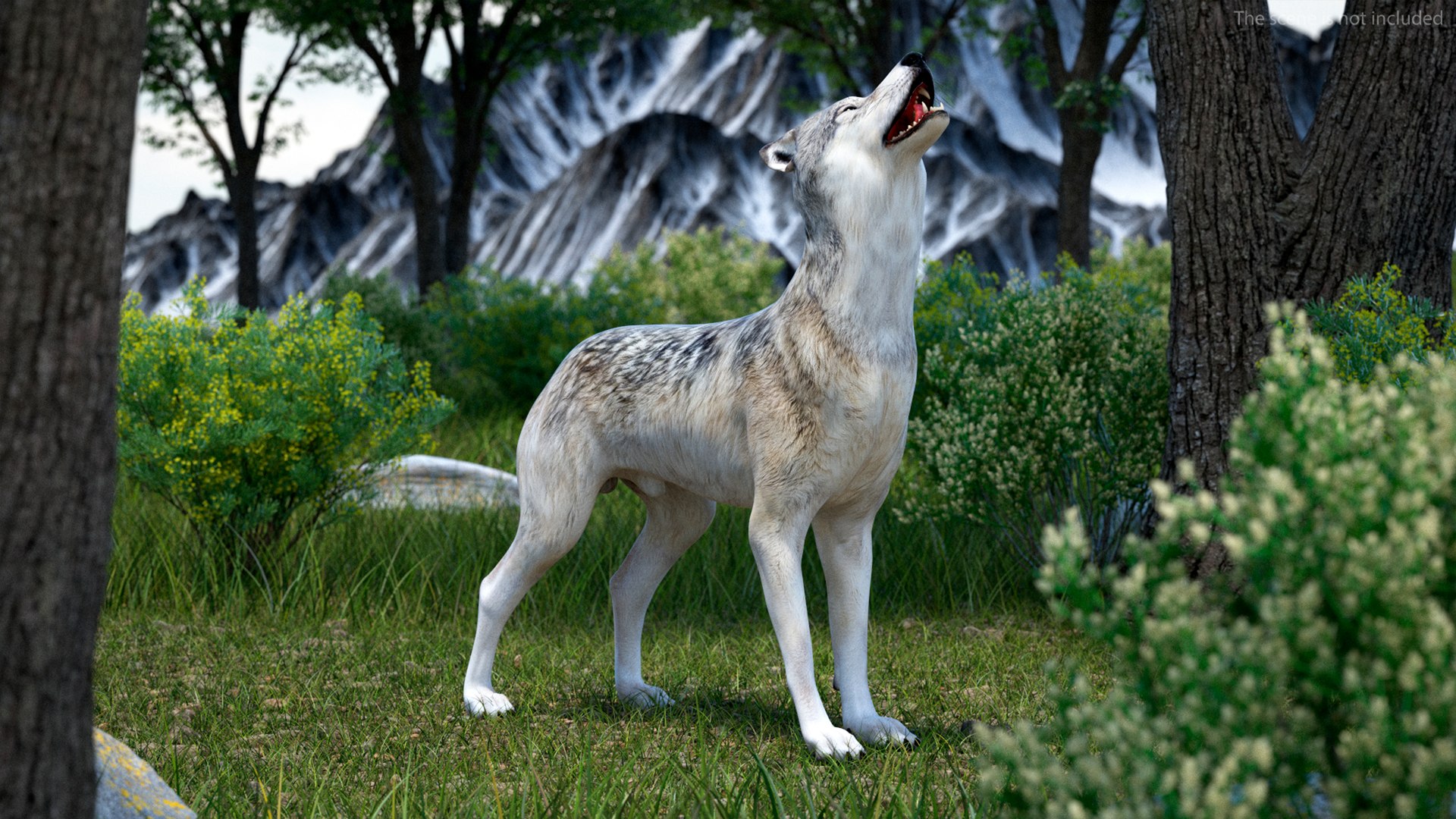 3D Wolf Rigged For Maya - TurboSquid 2250548