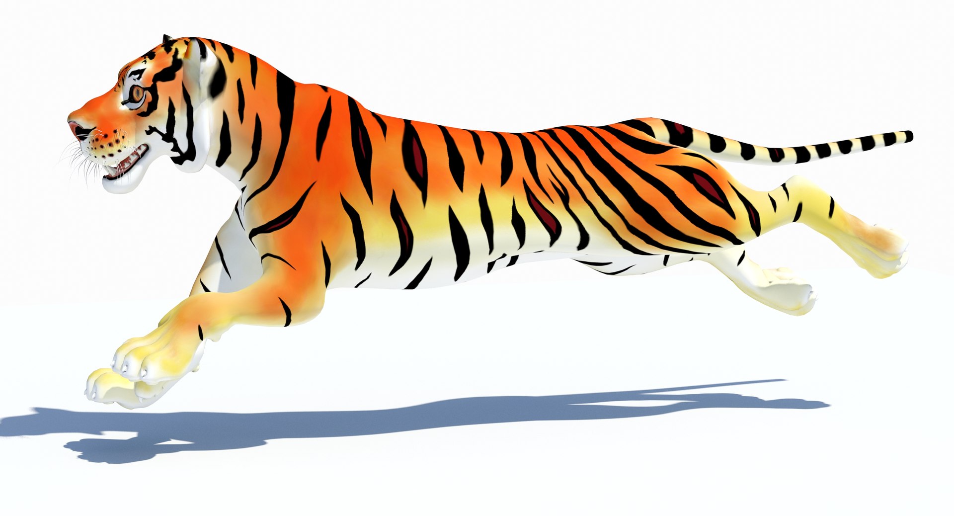 Cartoon Tiger Cat Animation 3d Max