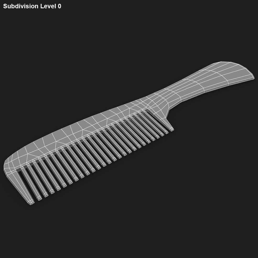 comb set 3d model