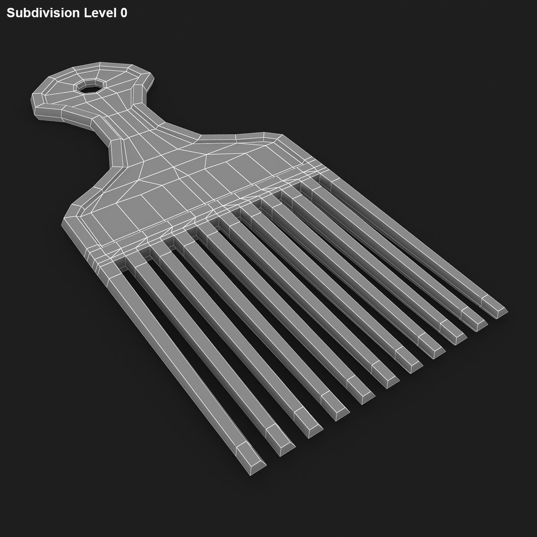 Comb Set 3d Model