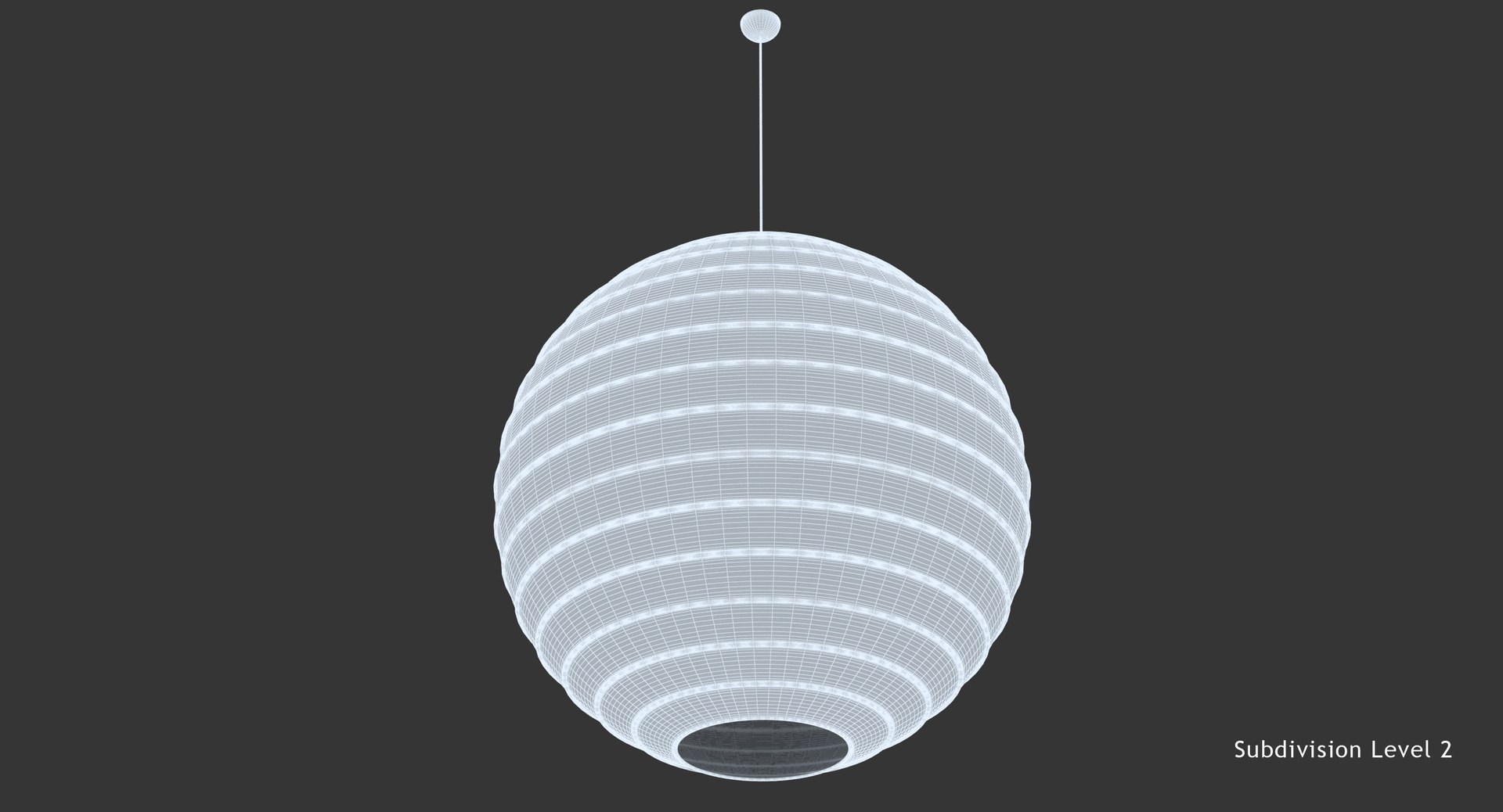 3d Lamp Sphere Model