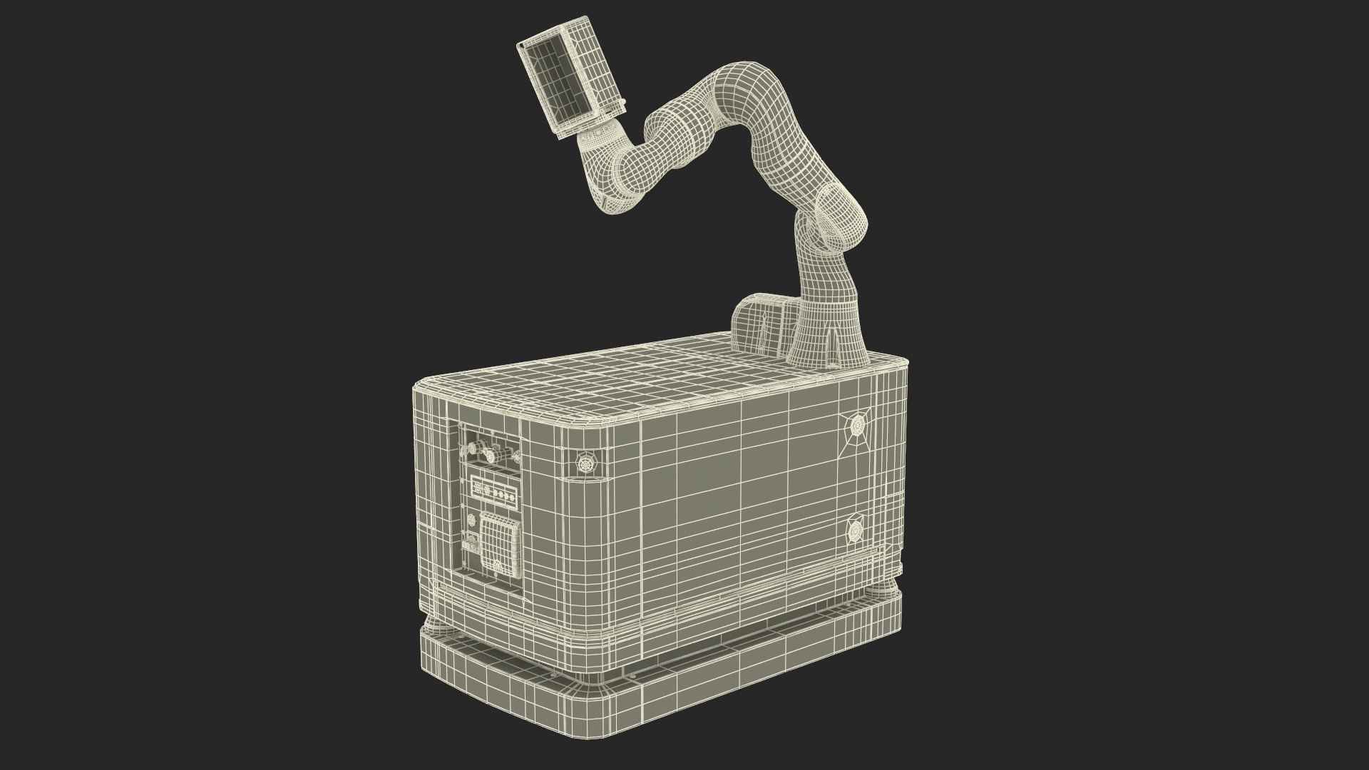 Mobile Robot KUKA KMR Iiwa With Special Box Rigged For Maya 3D Model ...