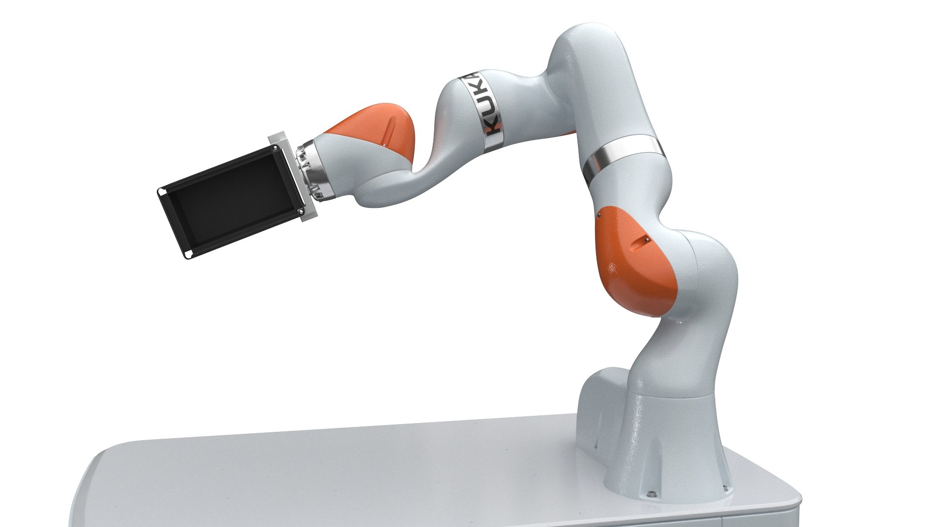 Mobile Robot KUKA KMR Iiwa With Special Box Rigged For Maya 3D Model ...