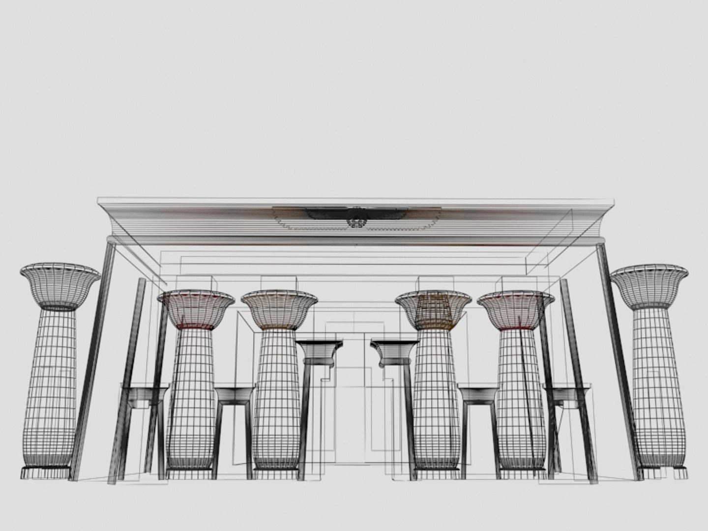 3D Model Pharaonic Temple Edfu - TurboSquid 1583224