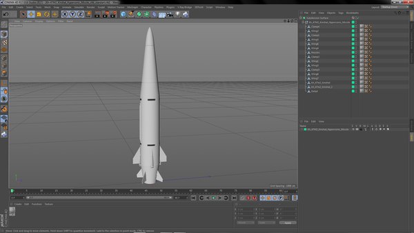 modelo 3d Misil hipersónico Kinzhal Kh-47M2 - TurboSquid 1916282