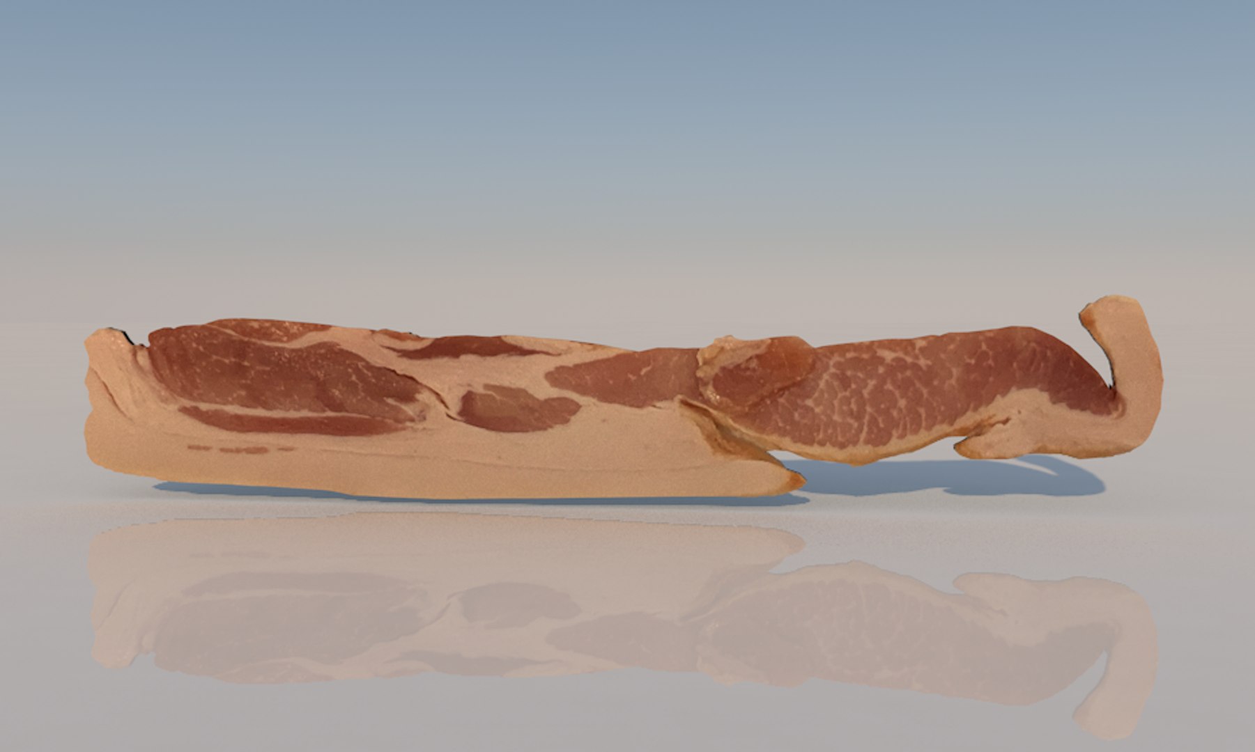 3D bacon uncooked food - TurboSquid 1473588