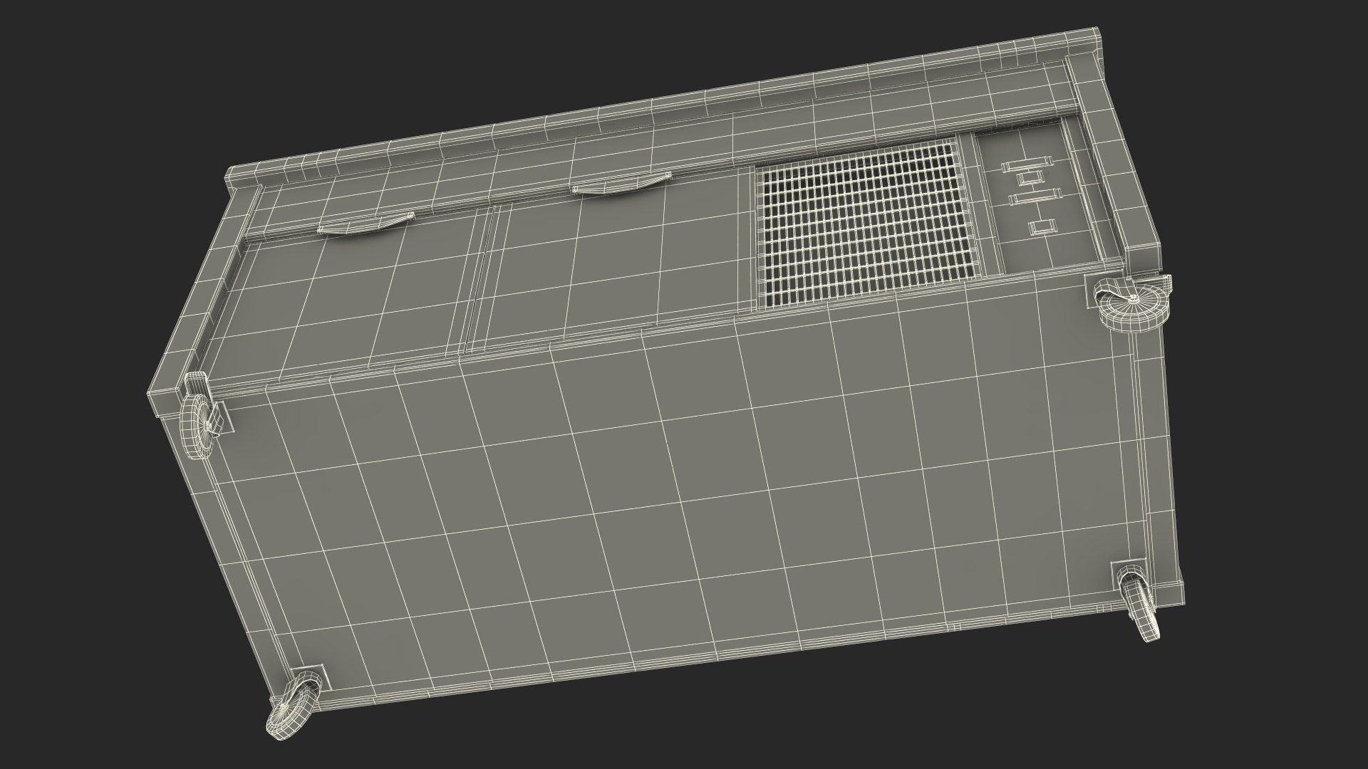 3D Model Counter Heated Service Line - TurboSquid 2058172