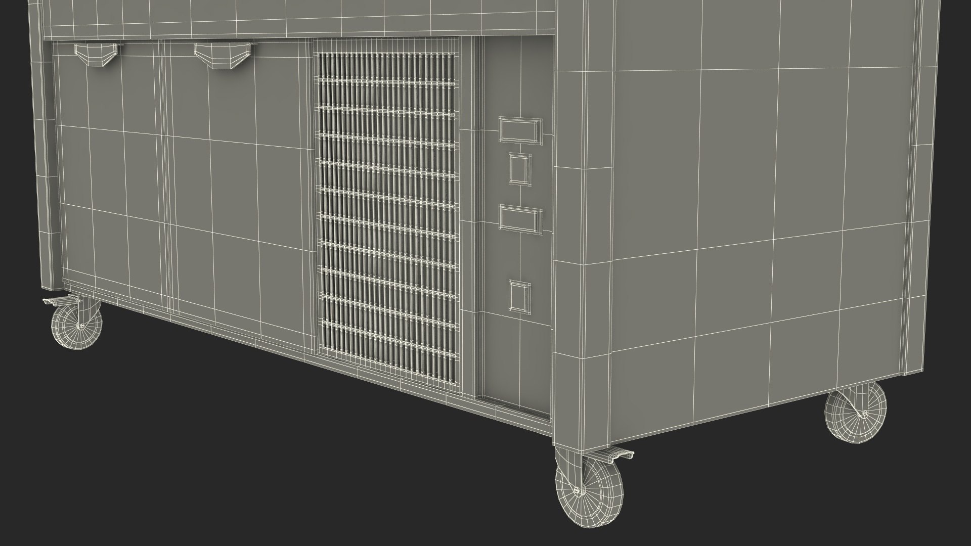3D Model Counter Heated Service Line - TurboSquid 2058172
