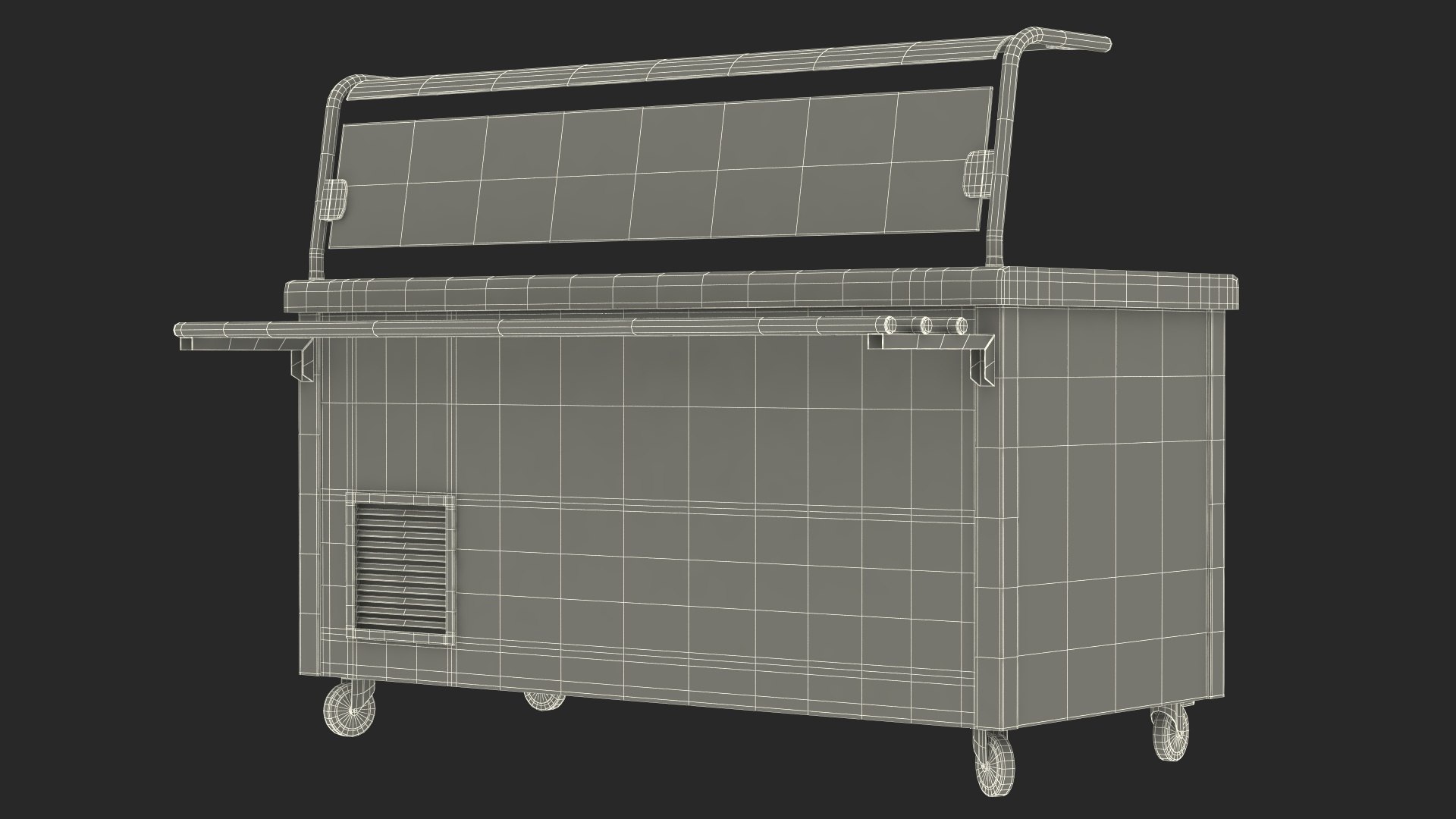 3D Model Counter Heated Service Line - TurboSquid 2058172