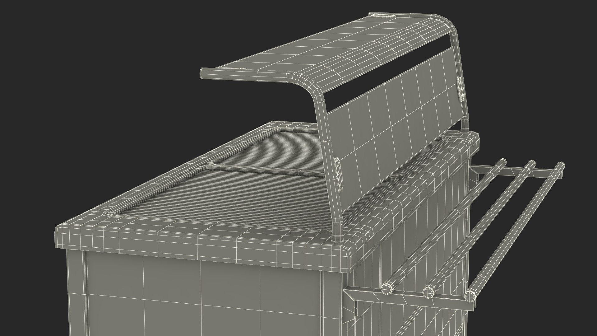 3D Model Counter Heated Service Line - TurboSquid 2058172