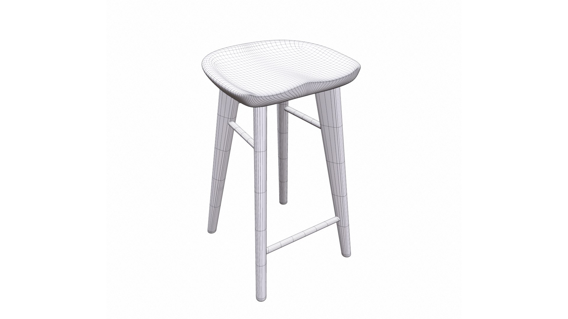 3D High Stool Chair Collection Model - TurboSquid 2119605