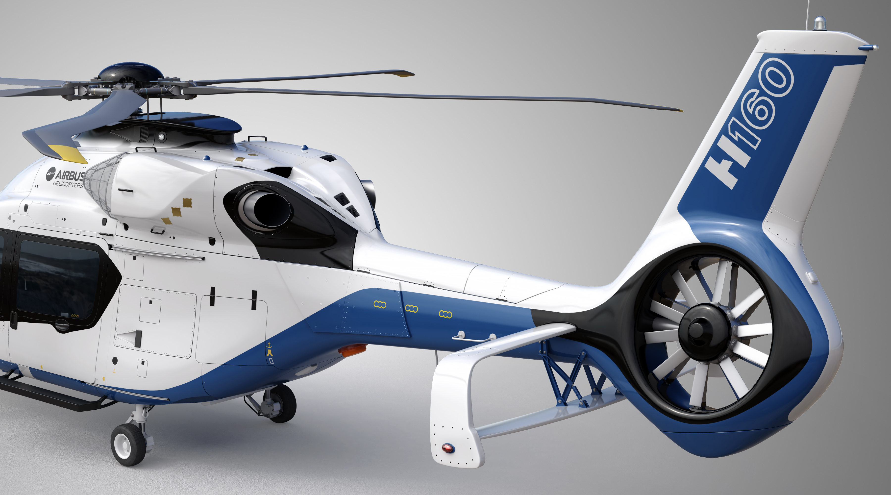 Airbus helicopter h160 eurocopter ec model - TurboSquid 1379445