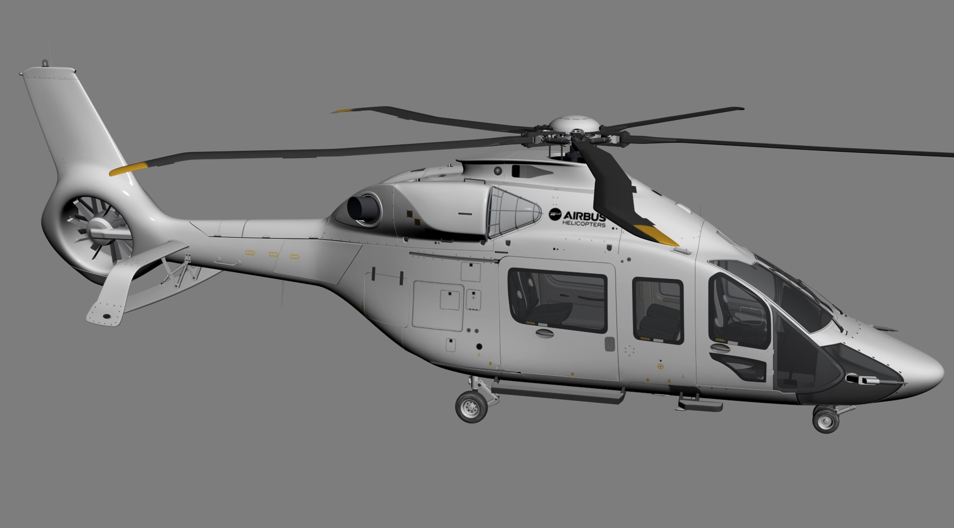 Airbus helicopter h160 eurocopter ec model - TurboSquid 1379445