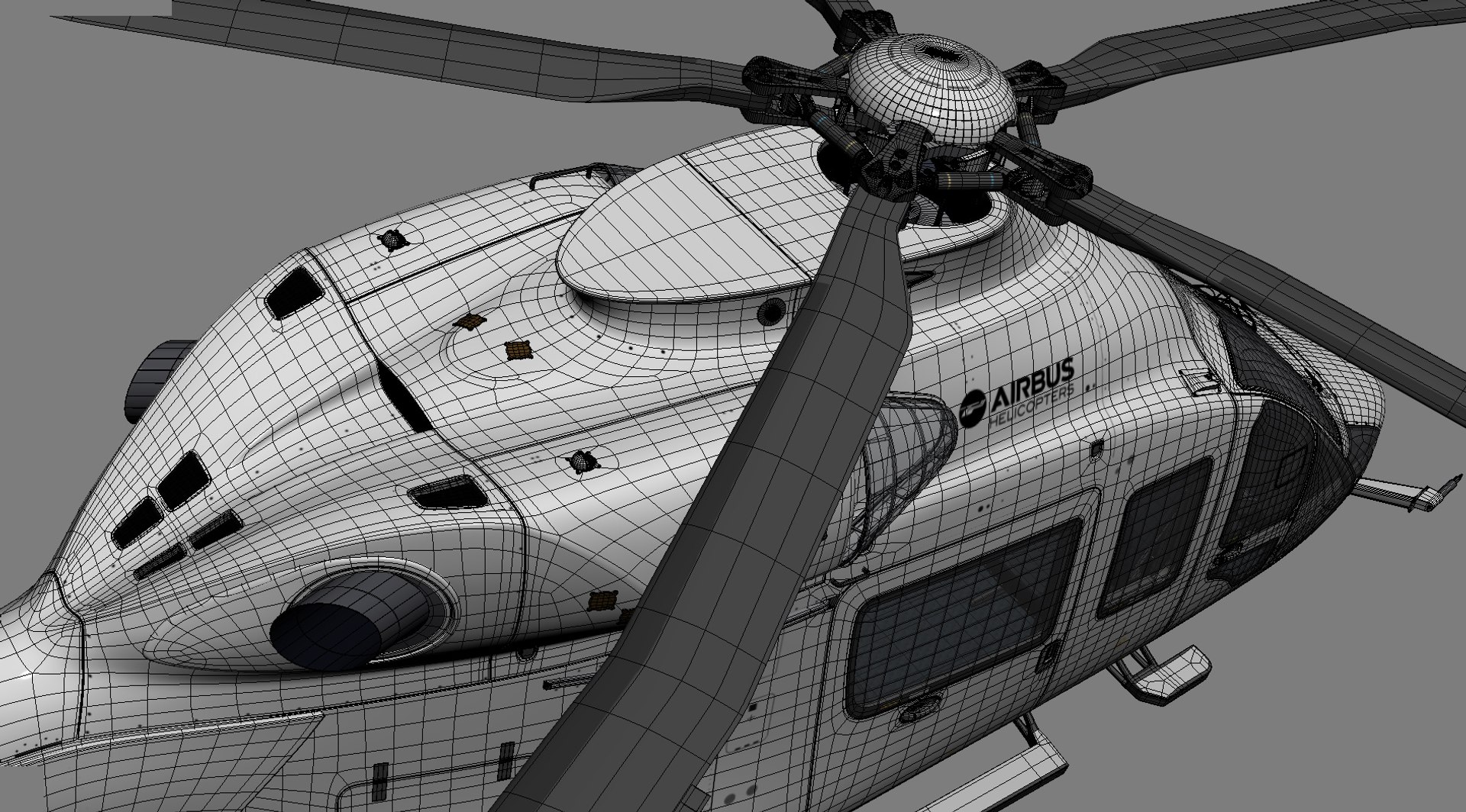 Airbus helicopter h160 eurocopter ec model - TurboSquid 1379445