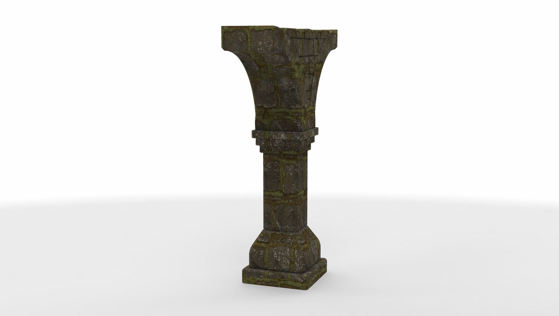 3D Model Stone Medieval Arcade - TurboSquid 2372208