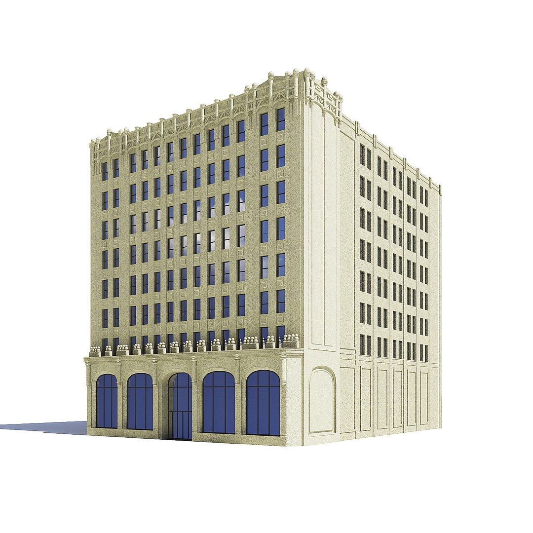 Library Building Model - TurboSquid 1517337