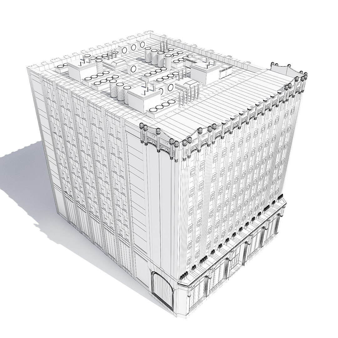 Library Building Model - TurboSquid 1517337