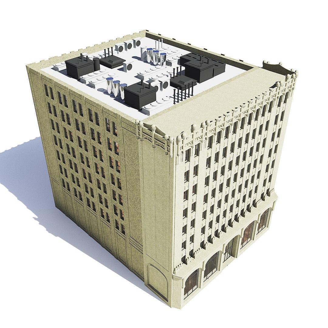 Library Building Model - TurboSquid 1517337