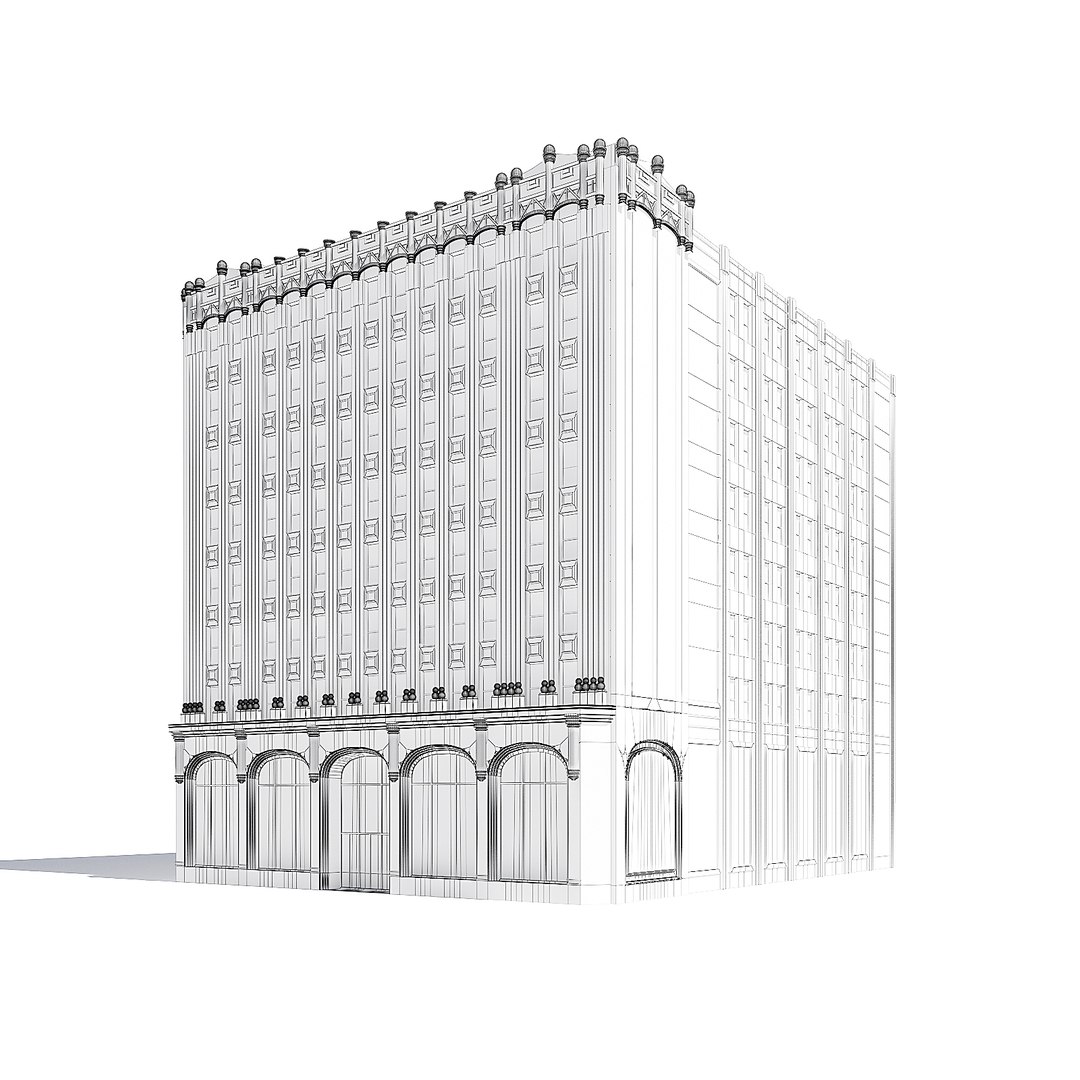 Library Building Model - TurboSquid 1517337